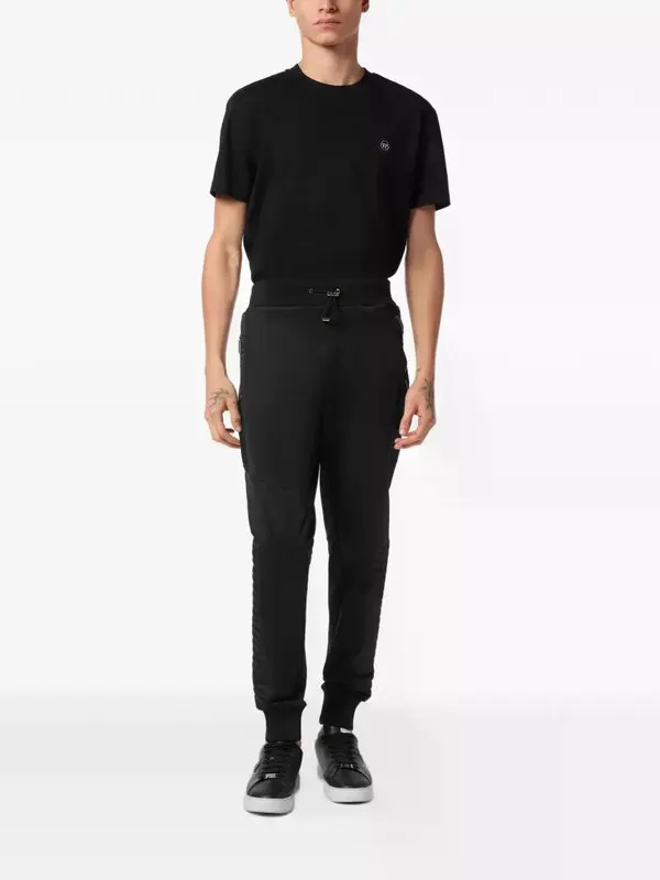 Philipp Plein Biker-quilted Track Pants