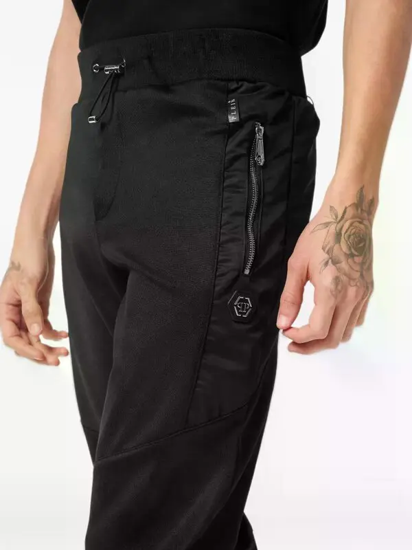 Philipp Plein Biker-quilted Track Pants
