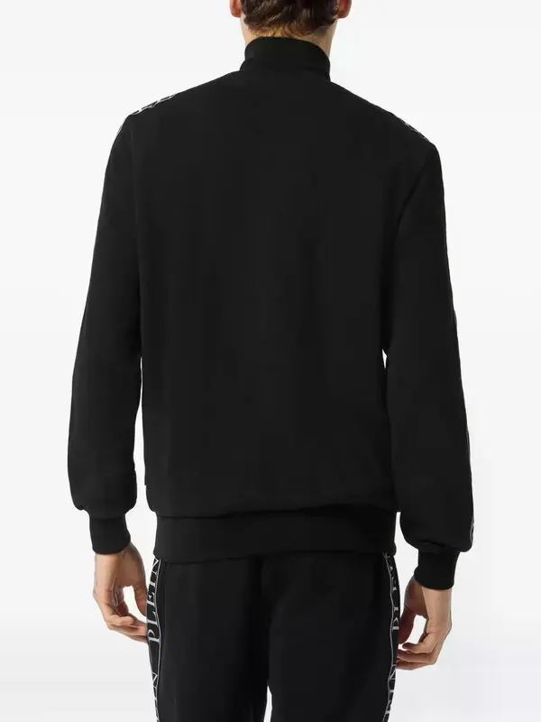 Philipp Plein Logo-tape Zip-up Track Jacket - Black