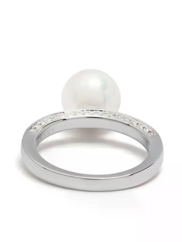 TASAKI 18kt White Gold Akoya Pearl And Diamond Ring