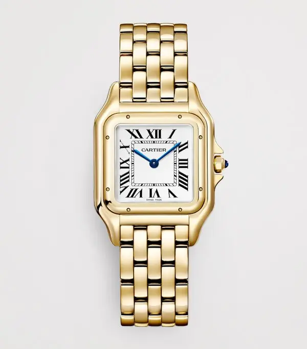 Cartier Panthère De Yellow Gold Watch - Silver