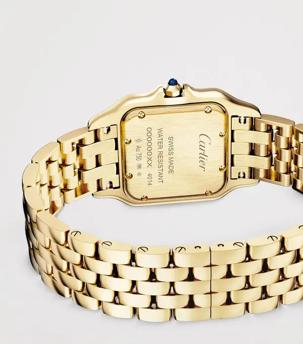Cartier Panthère De Yellow Gold Watch - Silver