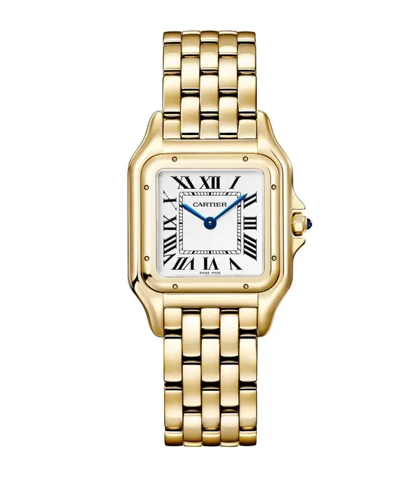 Cartier Panthère De Yellow Gold Watch - Silver
