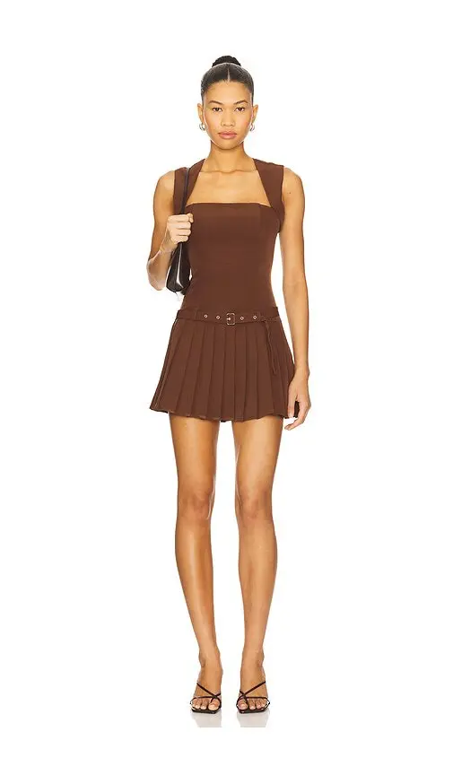 Superdown Giulia Mini Dress - Brown