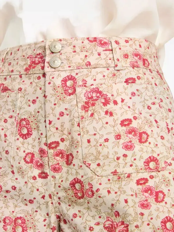Cinq À Sept Dorothea Floral-print Shorts