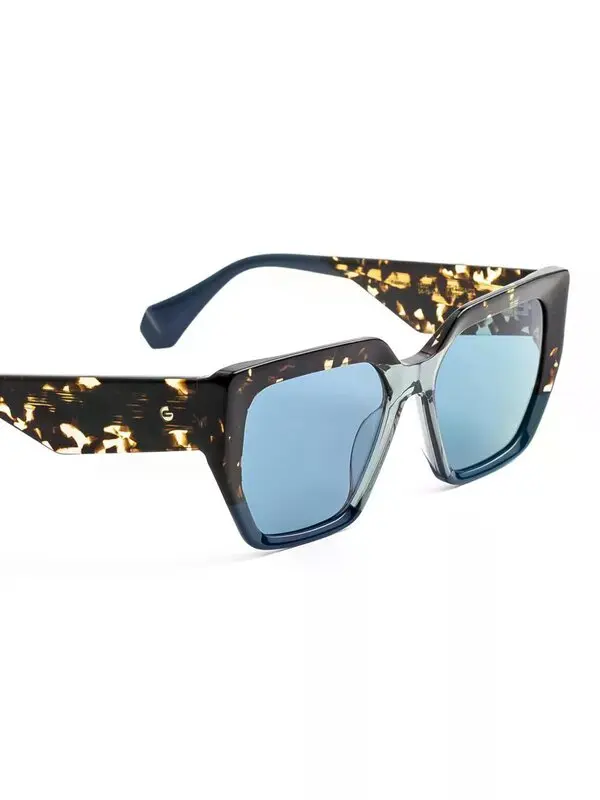 GIGI STUDIOS Tortoiseshell Geometric Sunglasses - Brown