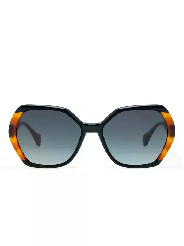 GIGI STUDIOS Thadeus Square-frame Sunglasses - Black
