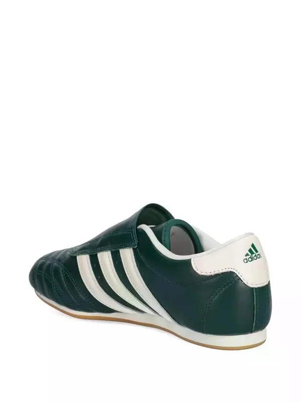 Adidas Taekwondo Slip-on Sneakers With Three-stripes Detail - Green