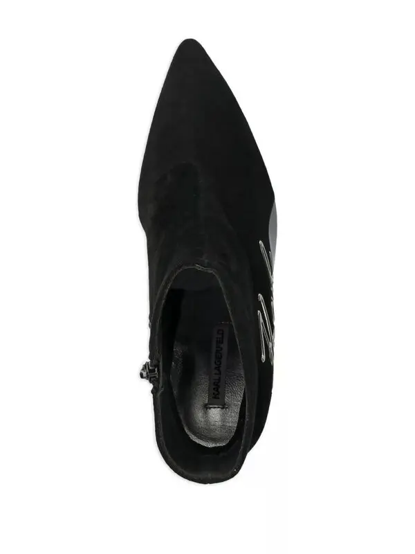 Karl Lagerfeld Sienna Suede Ankle Boots