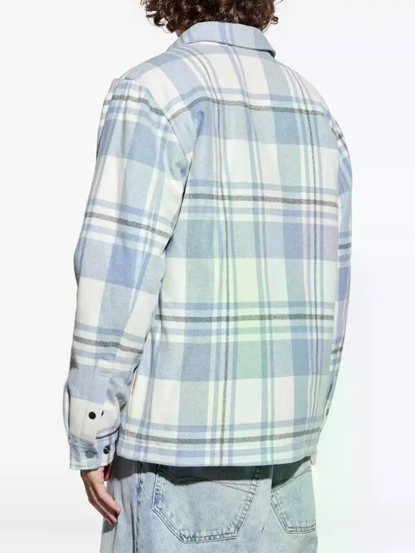 Woolrich Checked Overshirt - Blue