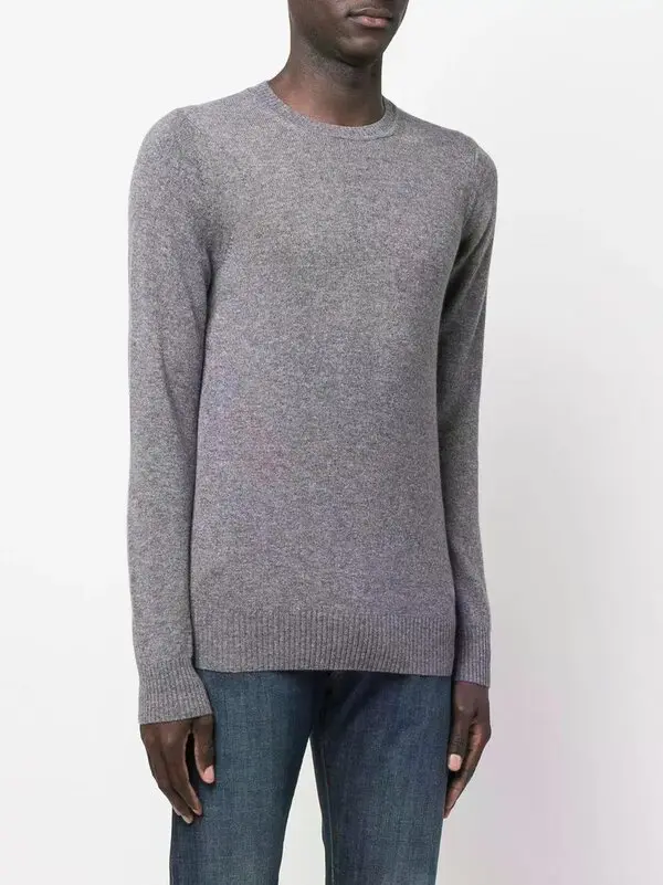 Emporio Armani Fine-knit Cashmere Jumper - Grey