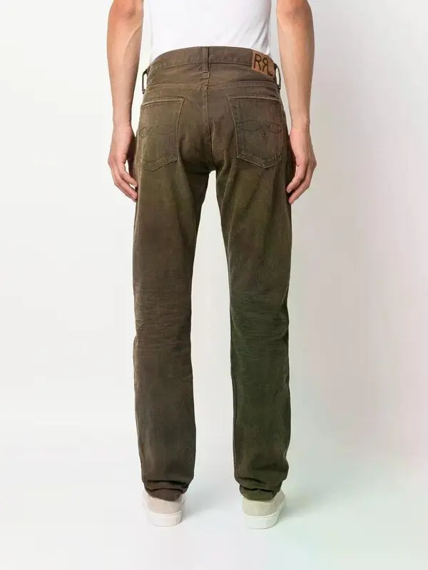 Ralph Lauren Bleach-wash Straight-leg Jeans