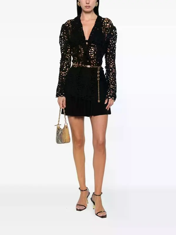 Norma Kamali Floral-motif Single-breasted Jacket