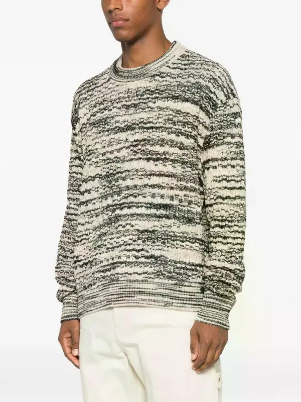 Axel Arigato Marl Knit Crew Neck Sweater