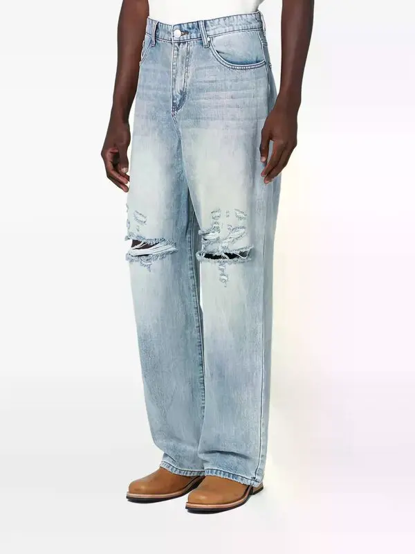 BASKETCASE Distressed Knee Jeans