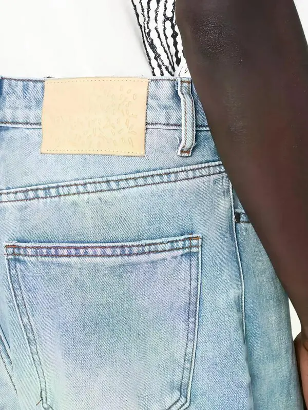 BASKETCASE Distressed Knee Jeans