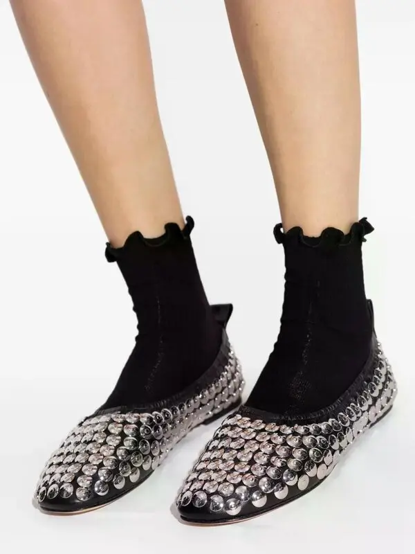 Tory Burch Studded Ballet Flats