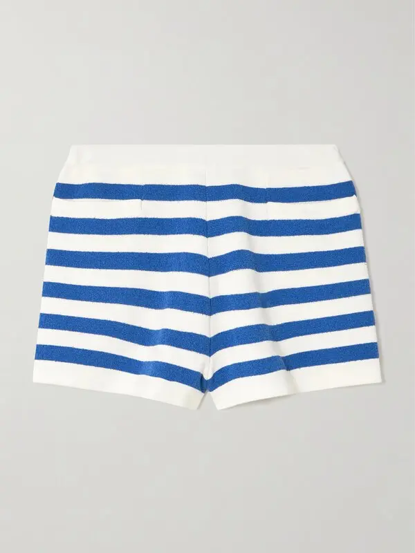 Posse Ari Striped Knitted Shorts