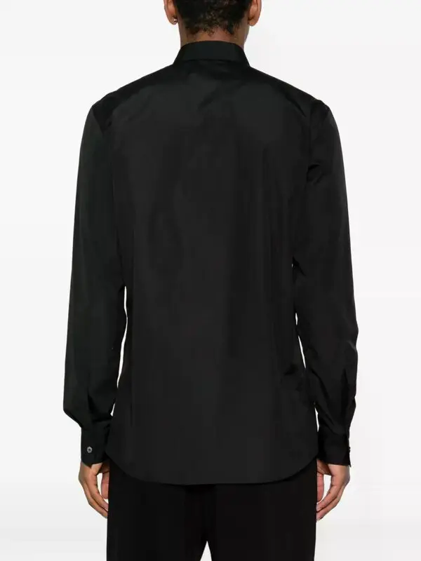 Moschino Logo-embroidered Cotton Shirt