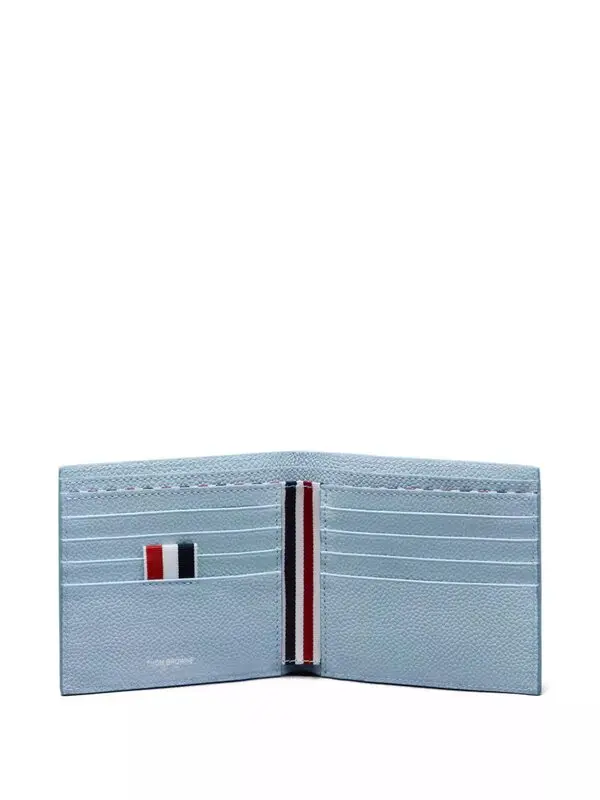 Thom Browne Pebble Grain Bifold Wallet - Blue