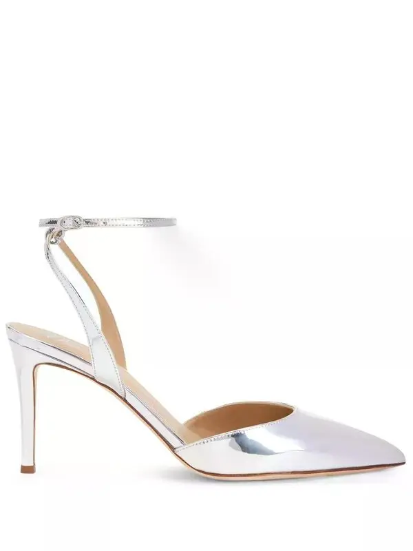 GIUSEPPE ZANOTTI Shayoran Metallic Effect Pointed Toe Pumps