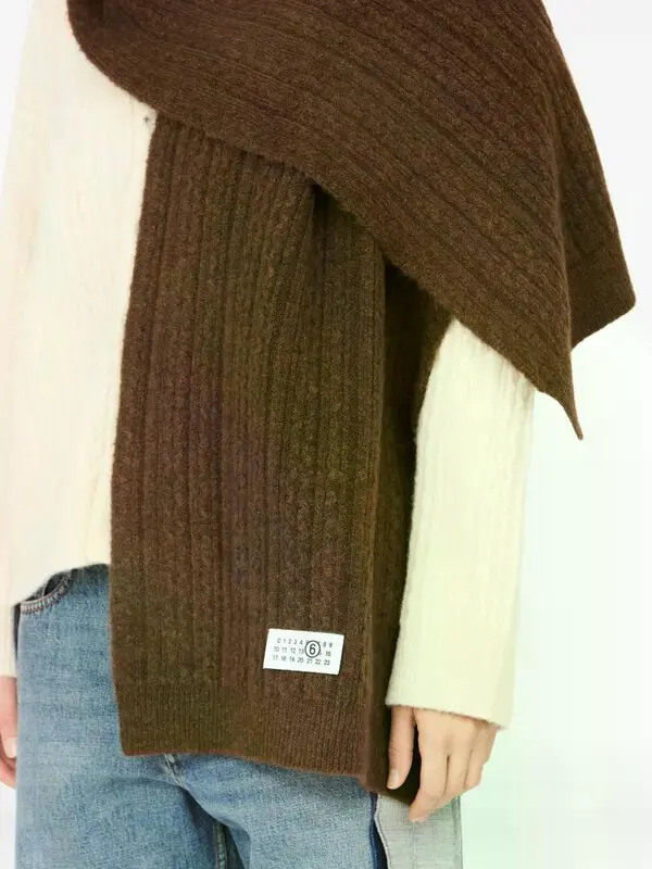 MAISON MARGIELA Ribbed Scarf