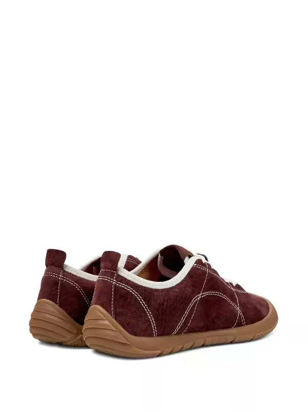 Camper Peu Path Suede Leather Sneakers - Red