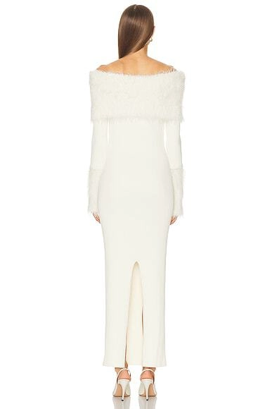 JEAN PAUL GAULTIER Ribbed Hairy Long Dress