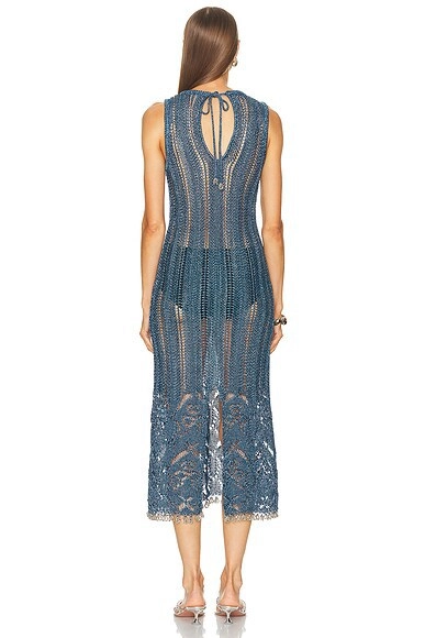 Rabanne Crochet Lurex Dress
