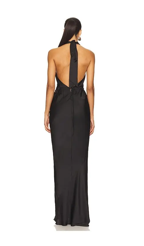 NOOKIE Penelope Drape Gown - Black