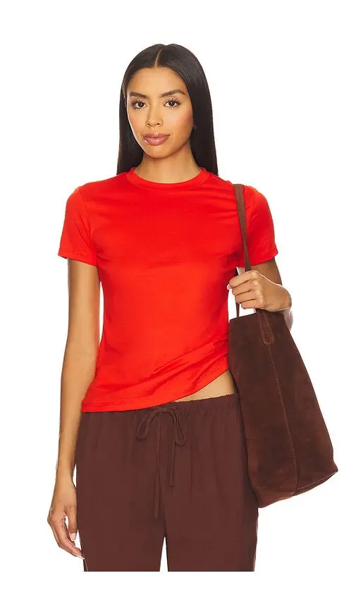 Theory Tiny Tee In . Also - Red