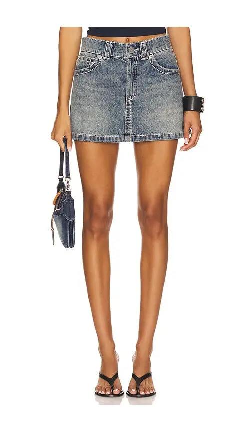 Abrand Denim 95 A Line Skirt