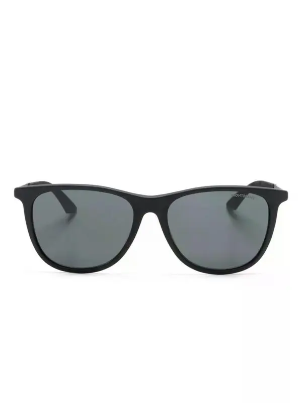 Montblanc Square Frame Sunglasses - Black