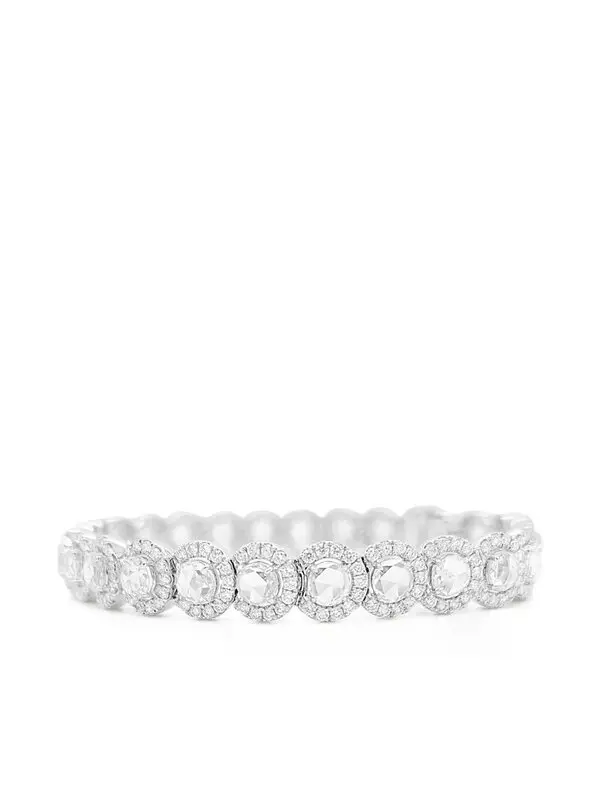 HYT JEWELRY 18kt White Gold Diamond Bracelet - Silver