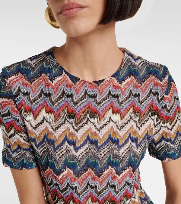 Missoni Zigzag Lame Mini Dress