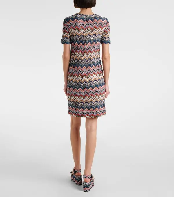 Missoni Zigzag Lame Mini Dress