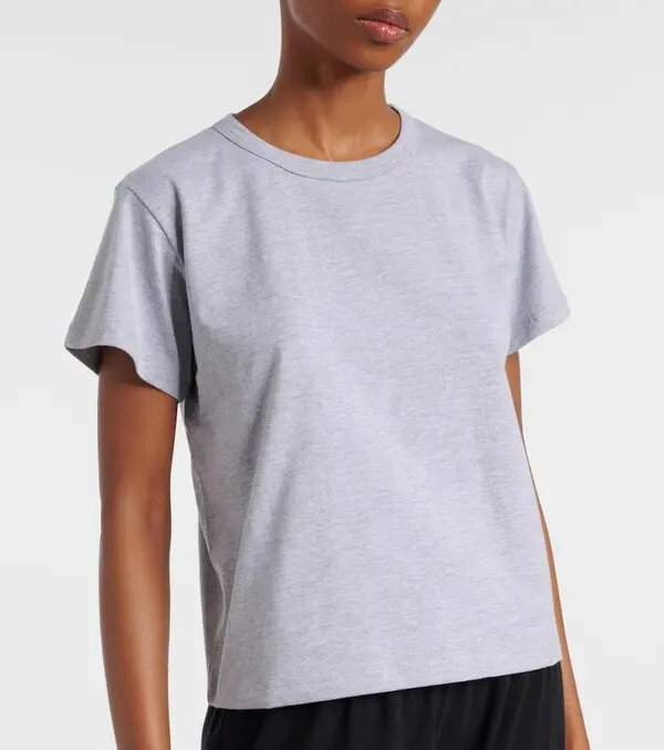 LESET Margo Cotton Jersey T-shirt - Grey