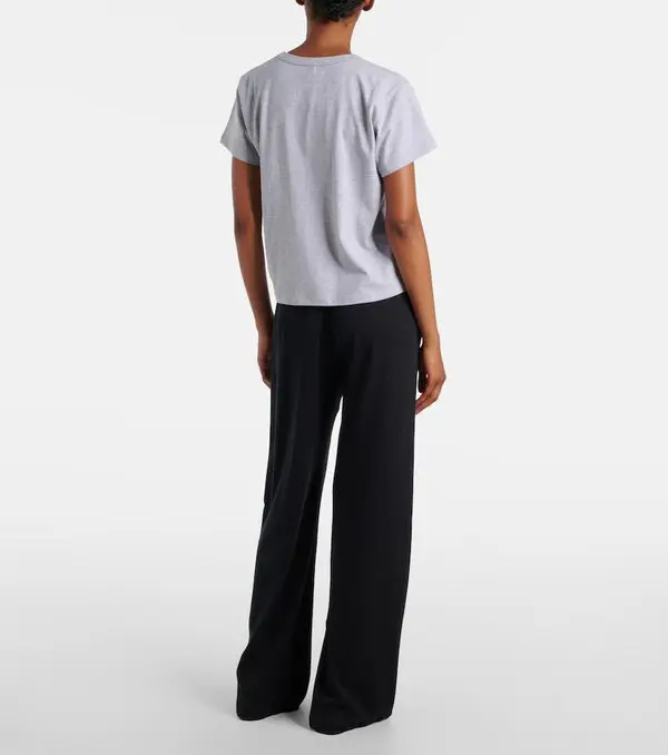 LESET Margo Cotton Jersey T-shirt - Grey