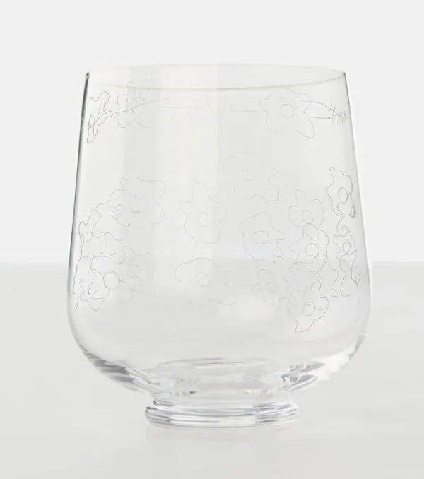 SERAX Midnight Flowers Dark Viola Set Of 4 Glasses Marni