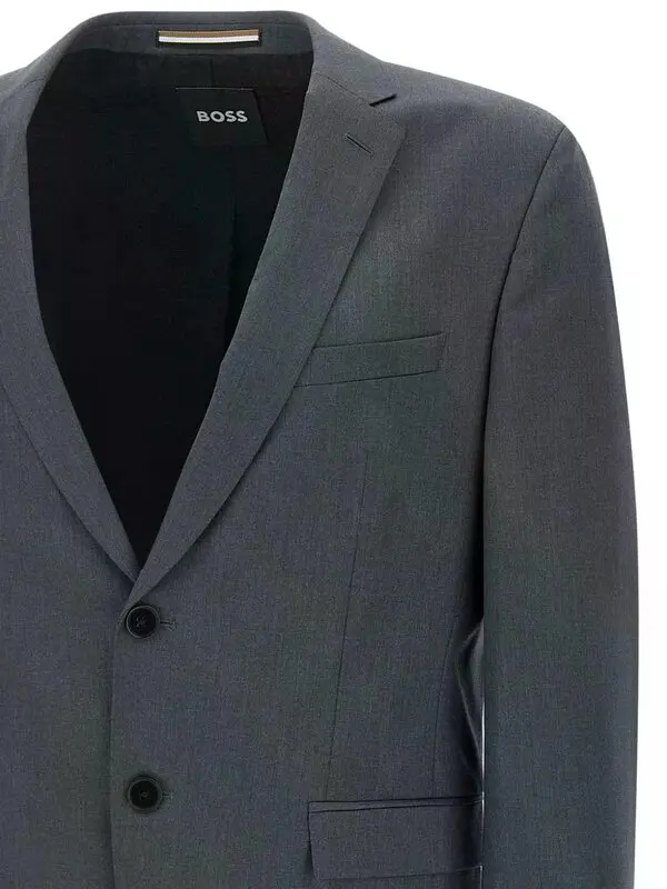 BOSS Peak-lapel Wool Blazer