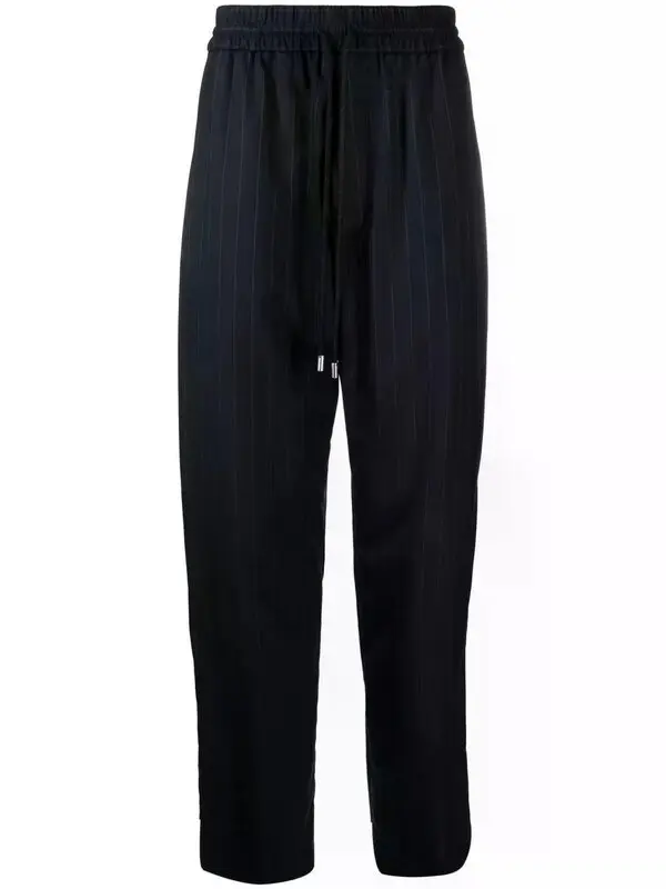 LANVIN Pinstriped Straight-leg Trousers