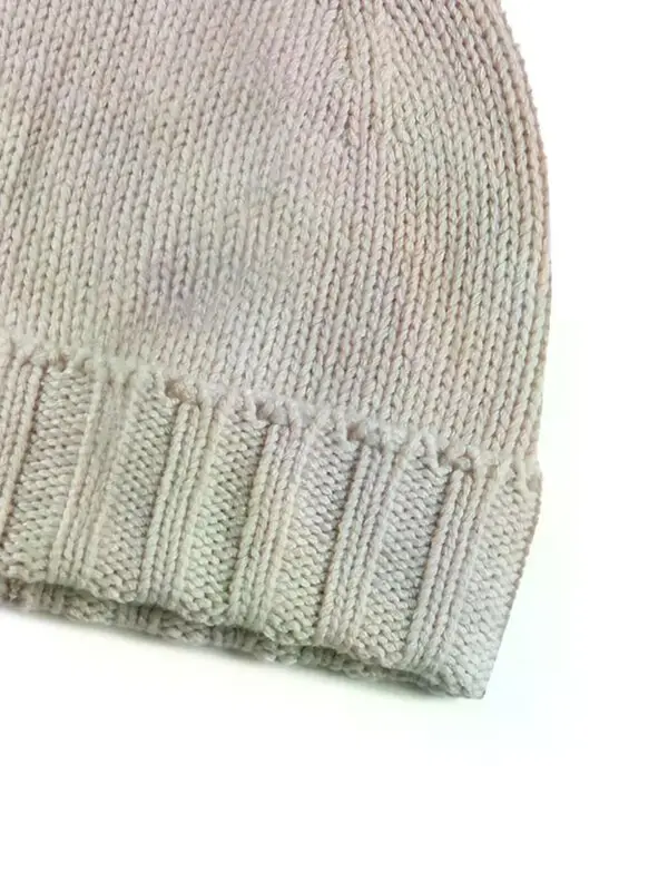 John Galliano Ribbed Wool Beanie