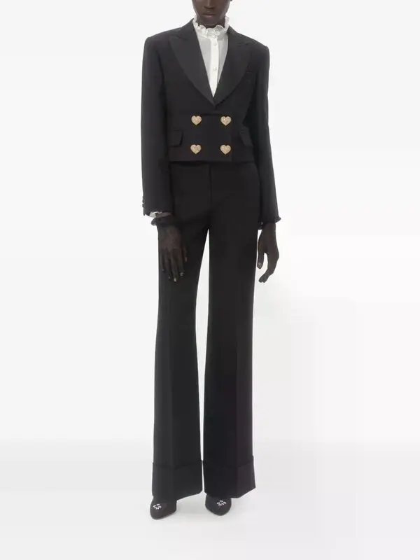 Valentino Garavani Crepe Couture Blazer - Black