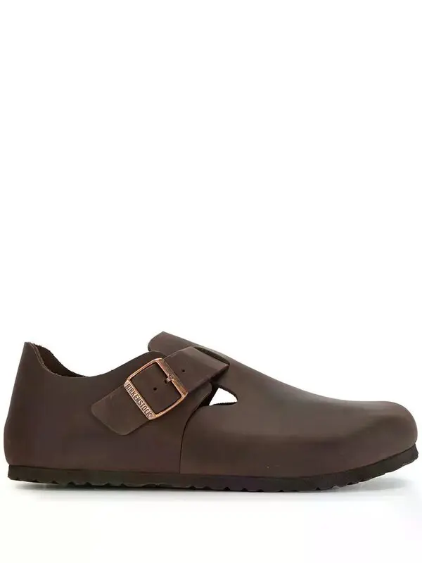 BIRKENSTOCK Leather Mary Jane Shoes - Brown