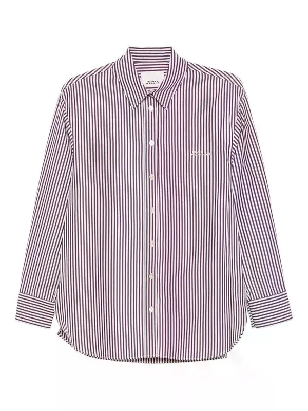 Isabel Marant Étoile Striped Button-fastening Shirt - Neutrals