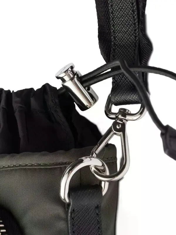 Prada Drawstring Logo Smartphone Case - Green