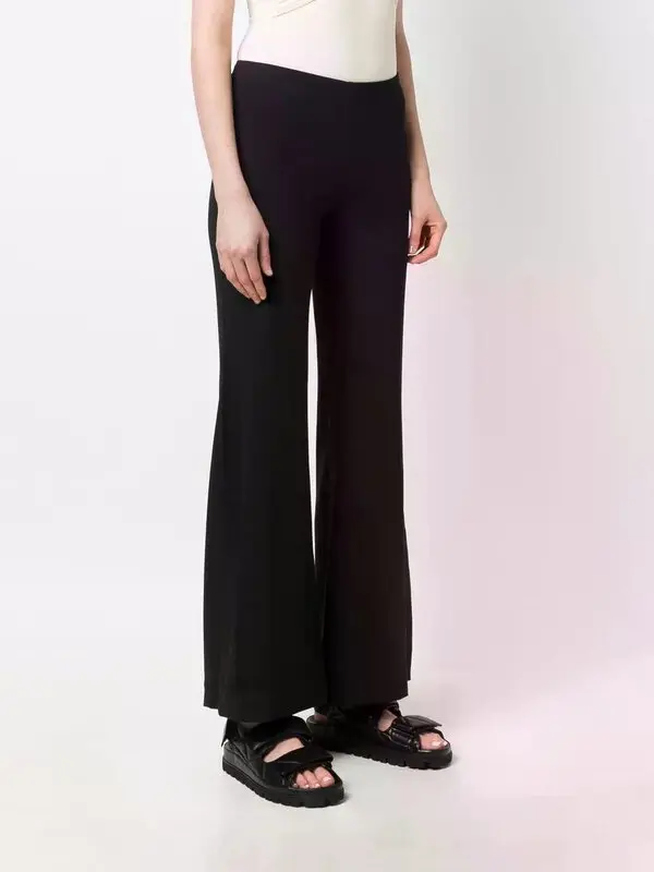 Rodebjer Flared Mid-rise Stretch Trousers