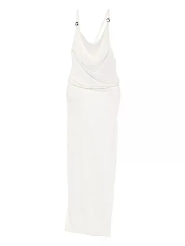 Coperni Cowl-neck Strap Dress - White