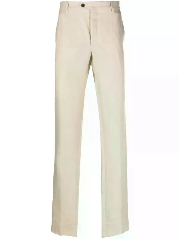BILLIONAIRE Linen Tailored Trousers - Neutrals