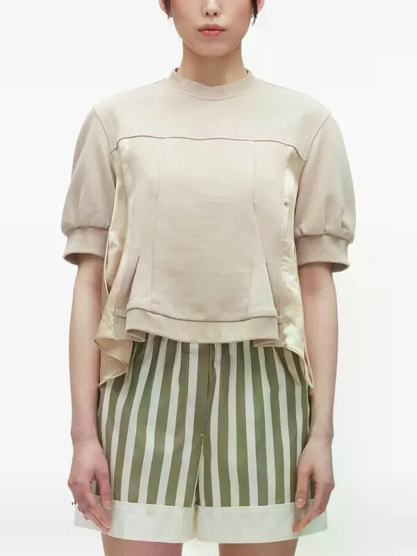 3.1 Phillip Lim Panelled Cotton T-shirt